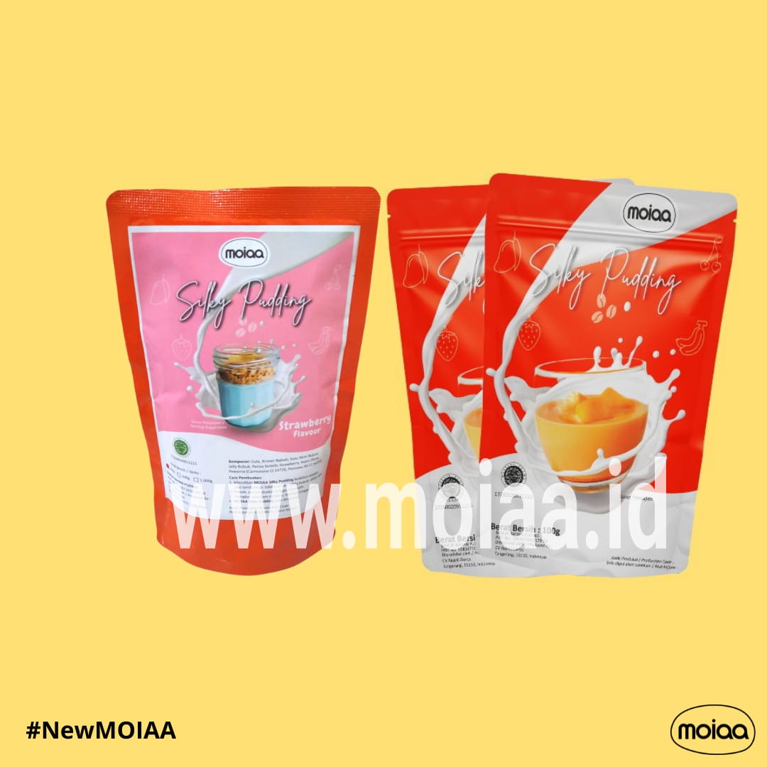 Moiaa – Distributor Moiaa Silky Pudding Powder Bubuk Bahan Puding