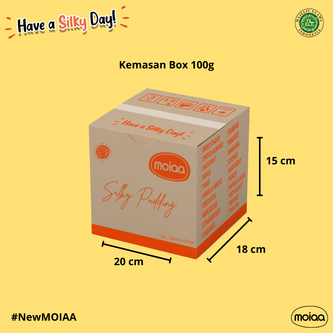 Moiaa – Distributor Moiaa Silky Pudding Powder Bubuk Bahan Puding