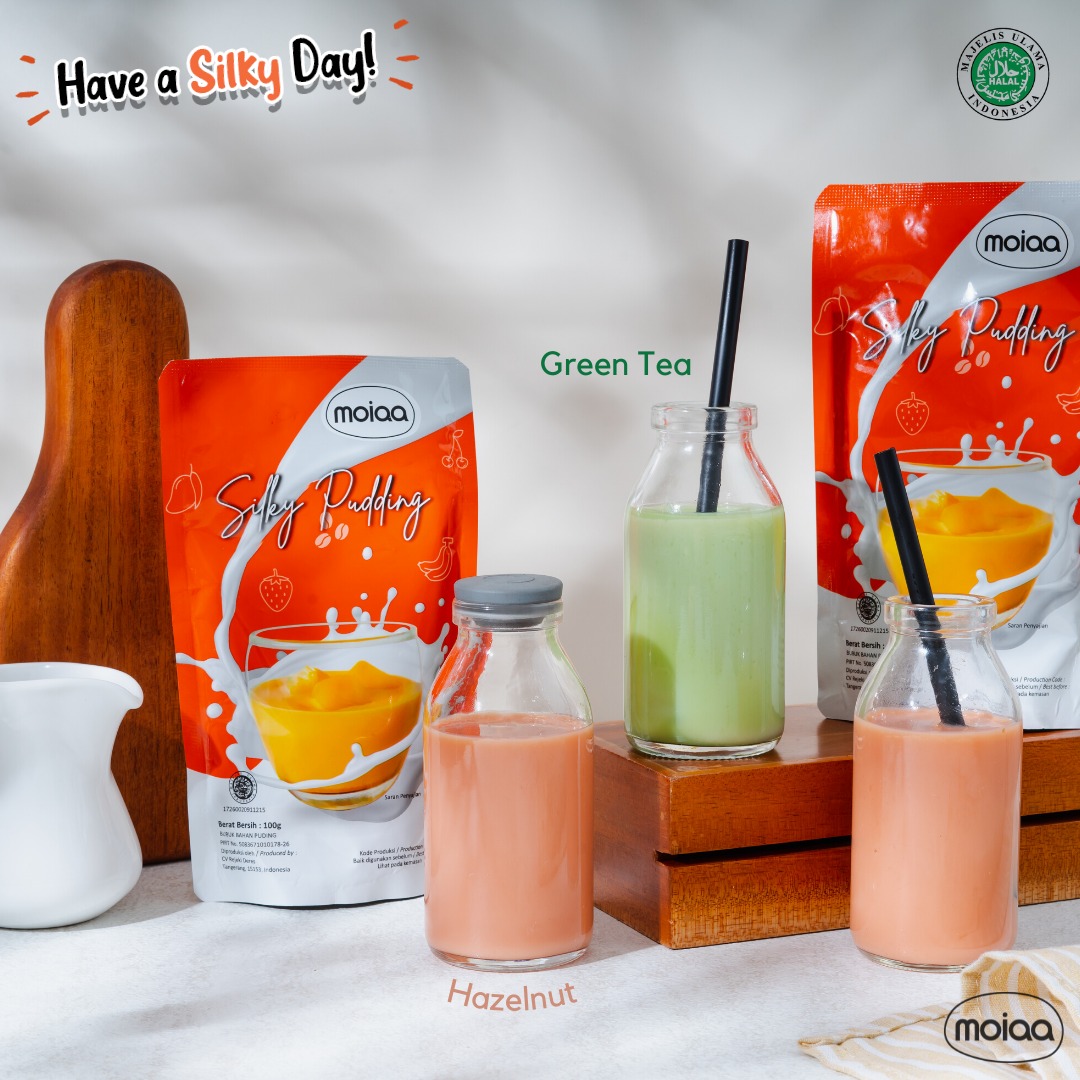 Moiaa – Distributor Moiaa Silky Pudding Powder Bubuk Bahan Puding
