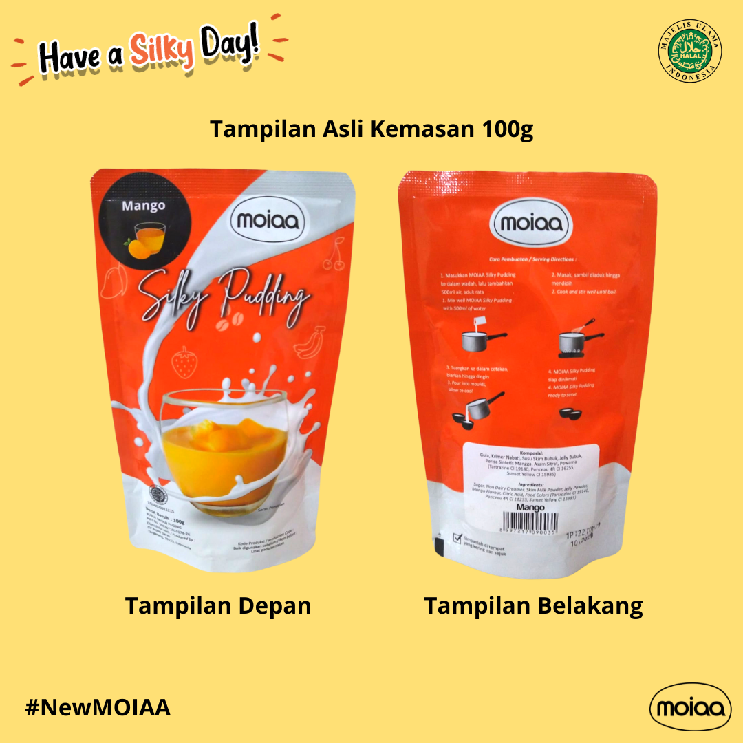 Moiaa – Distributor Moiaa Silky Pudding Powder Bubuk Bahan Puding