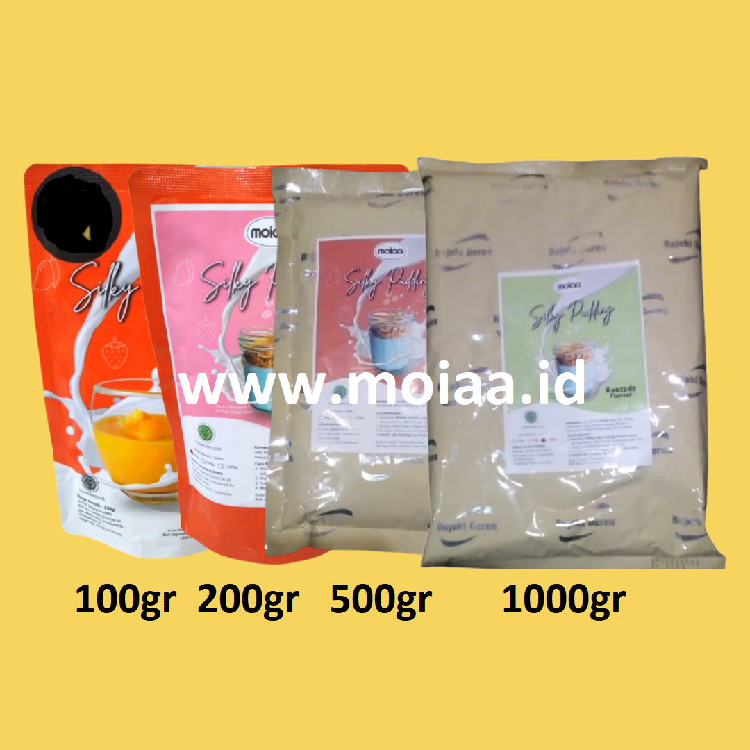Distributor Moiaa Silky Pudding Powder Bubuk Bahan Puding Instan ...